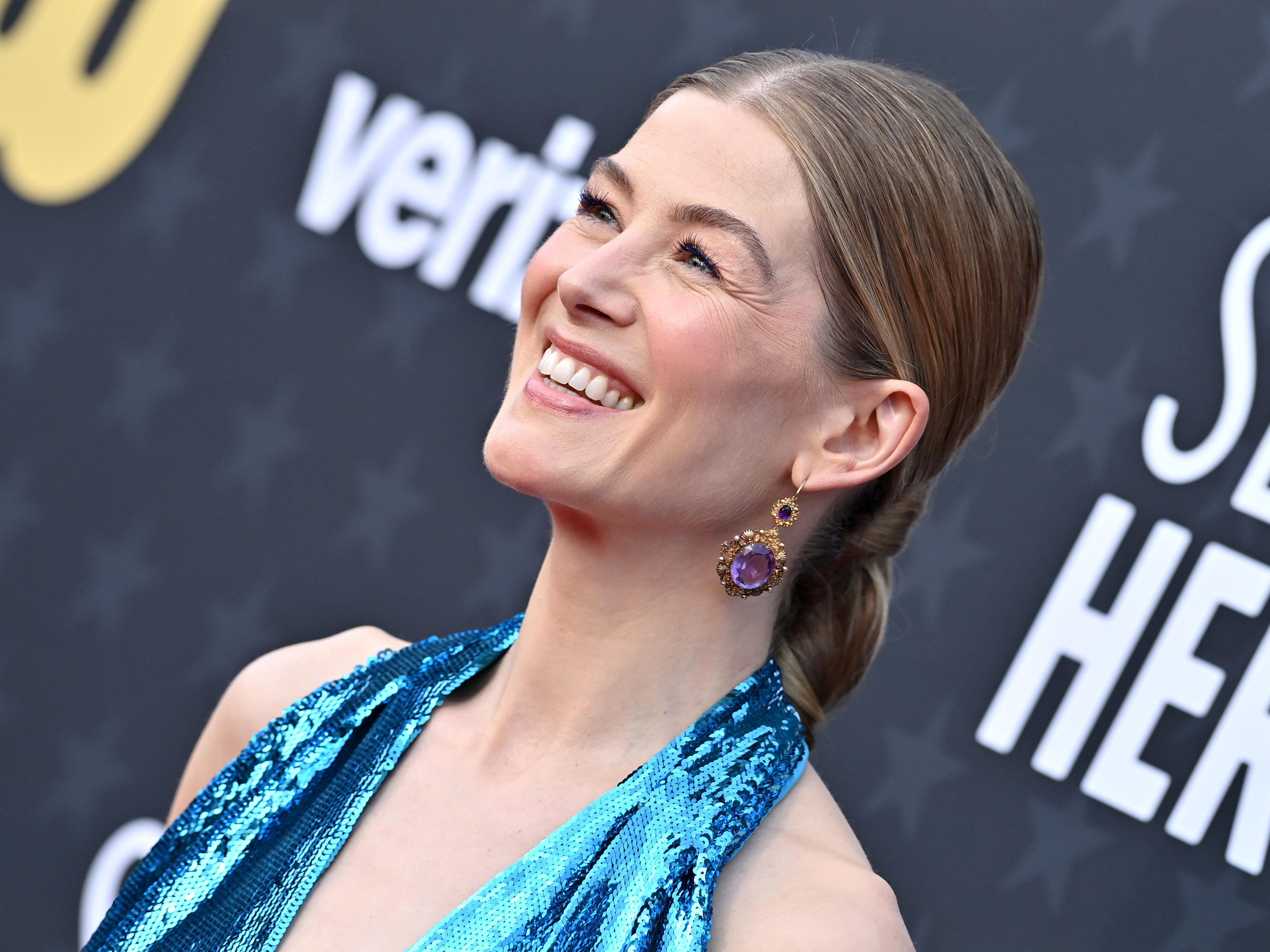 Rosamund Pike says it was 'important to cement' her relationship by ...