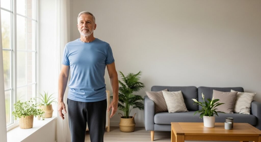9 essential standing exercises for men over 50 to maintain daily fitness