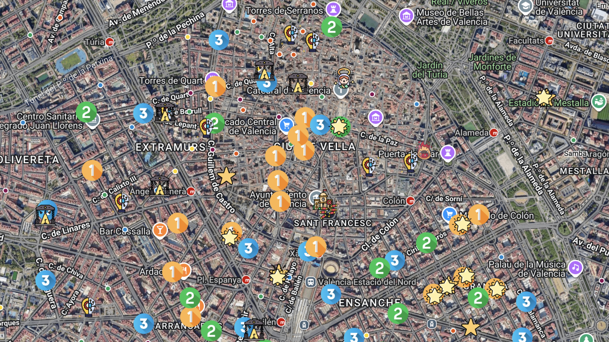 Fallas 2026: el gran mapa para disfrutar de toda la fiesta en Valencia
