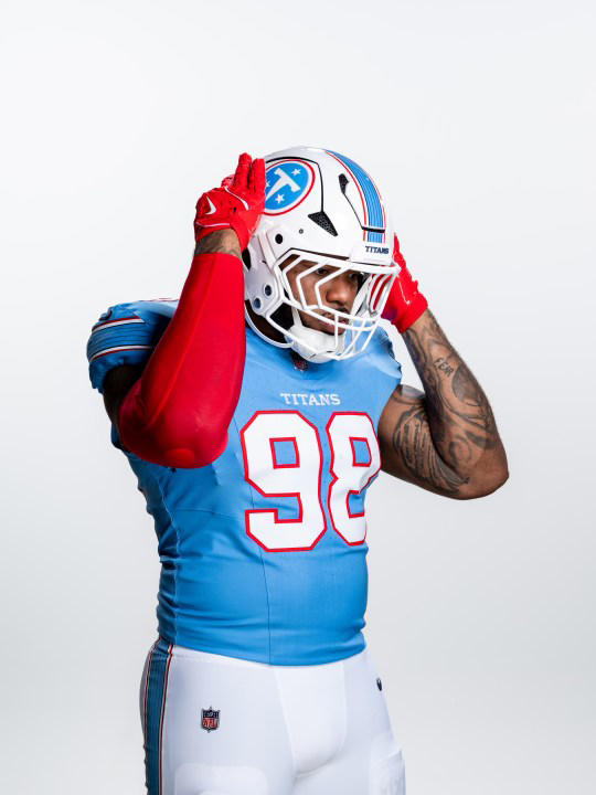 Tennessee Titans reveal new logo, uniforms