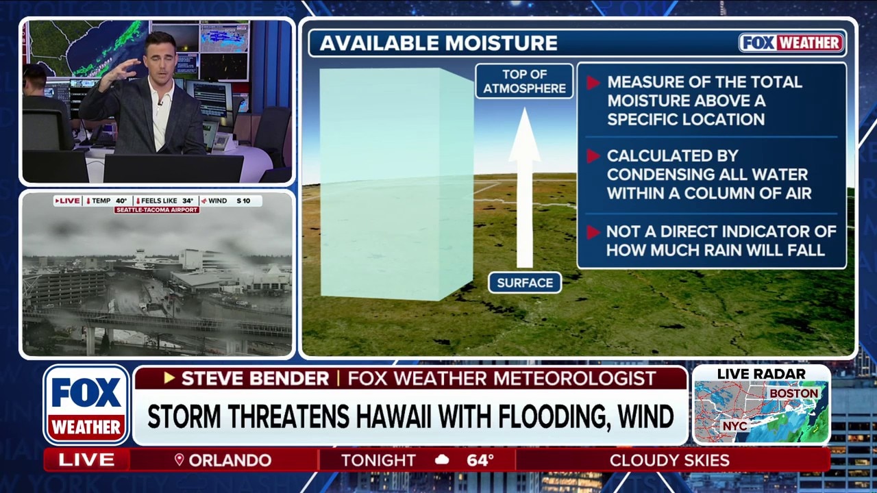 Atmospheric river threatens Hawaii, Pacific Northwest with flooding and ...
