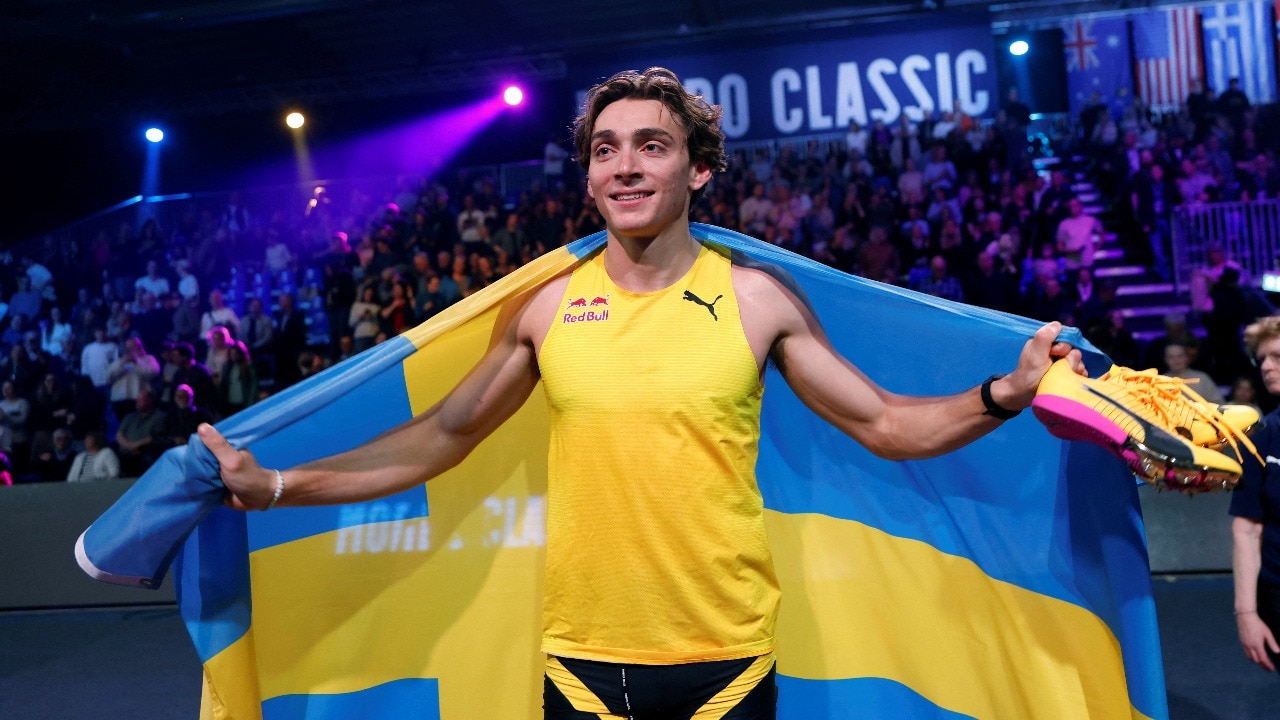 Duplantis breaks pole vault world record for 15th time at Uppsala World ...