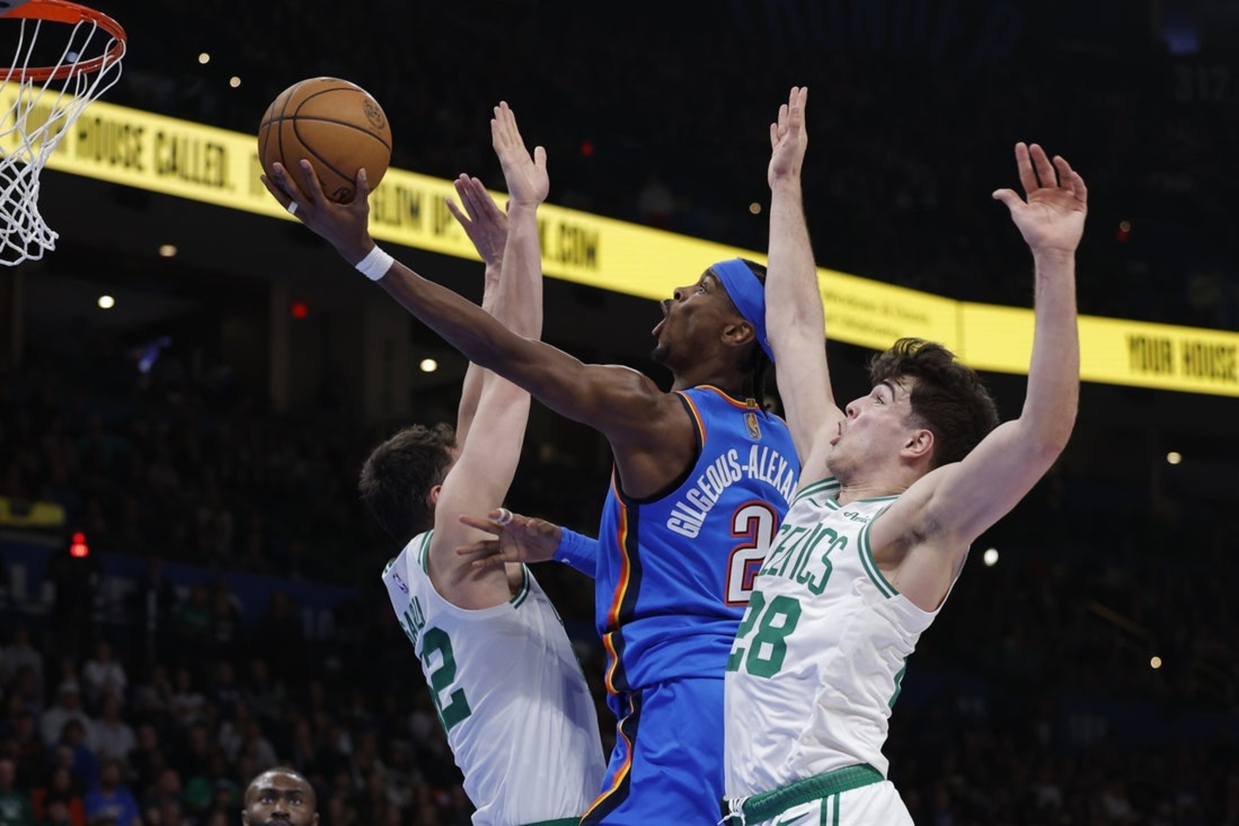 Shai Gilgeous-Alexander breaks Wilt's record as Thunder edge Celtics