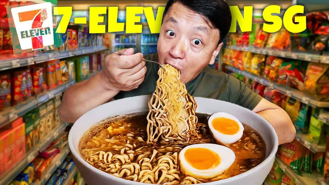 Testing Singapore’s 7-Eleven menu for a full day of convenience store meals