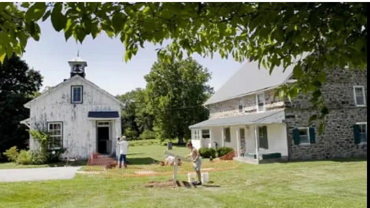 Researcher documenting stone buildings in York and Adams counties