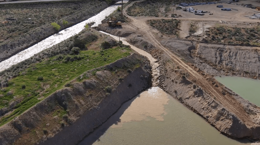 Cedar Valley uses recharge basins to return water to the aquifer
