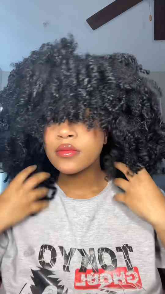 Natural afro hair inspired by Princess Tiana