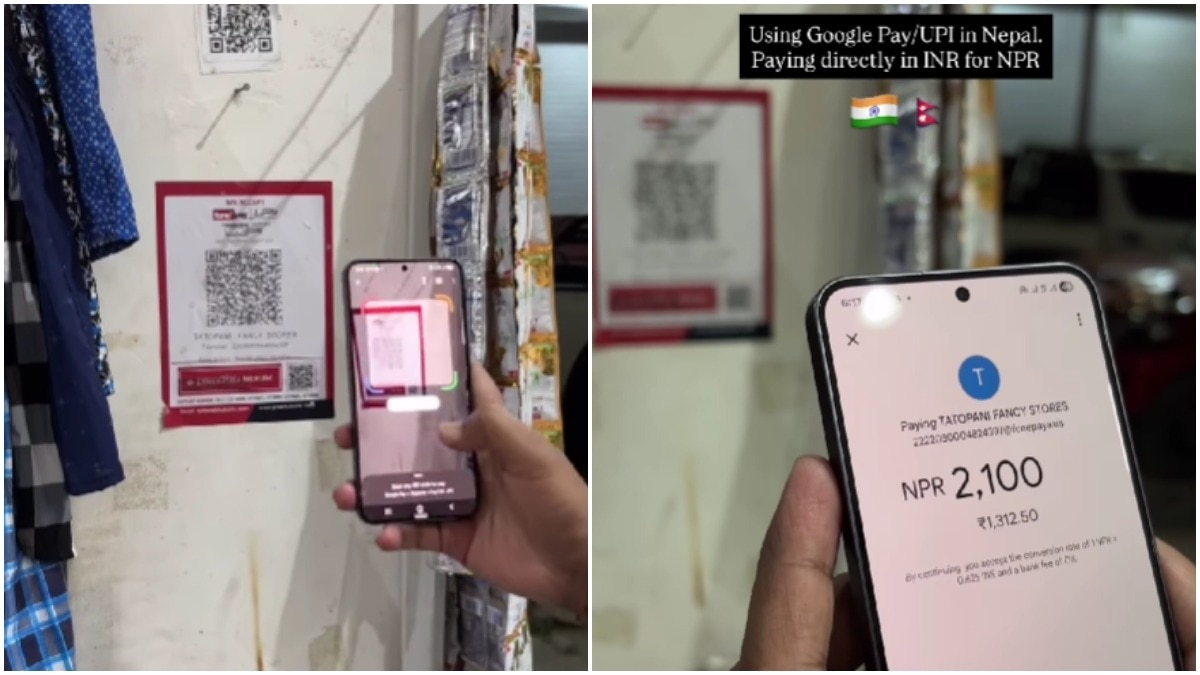 Indian man pays using UPI in Nepal, shares video of smooth transaction ...