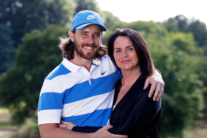Tommy Fleetwood's 23-year age gap wife, 57, and golfer stepson after ...