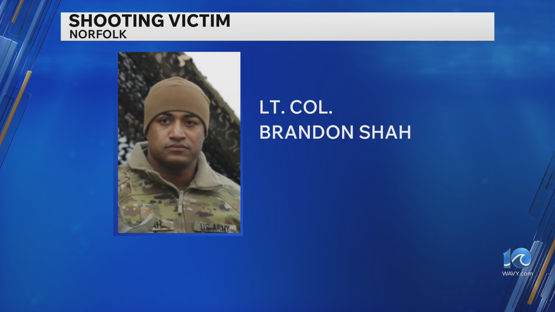 Victim killed in ODU shooting identified as Lt. Col. Brandon Shah