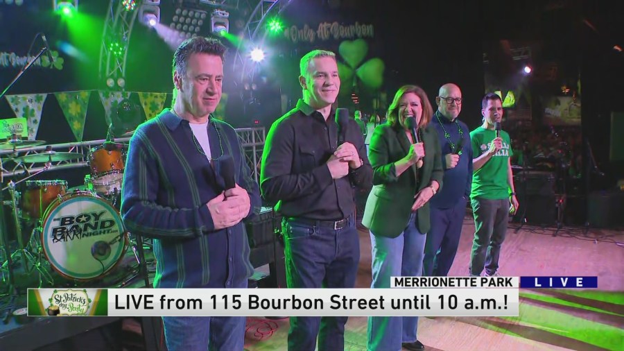 WGN Morning News' live St. Patrick's Day celebration at Bourbon Street