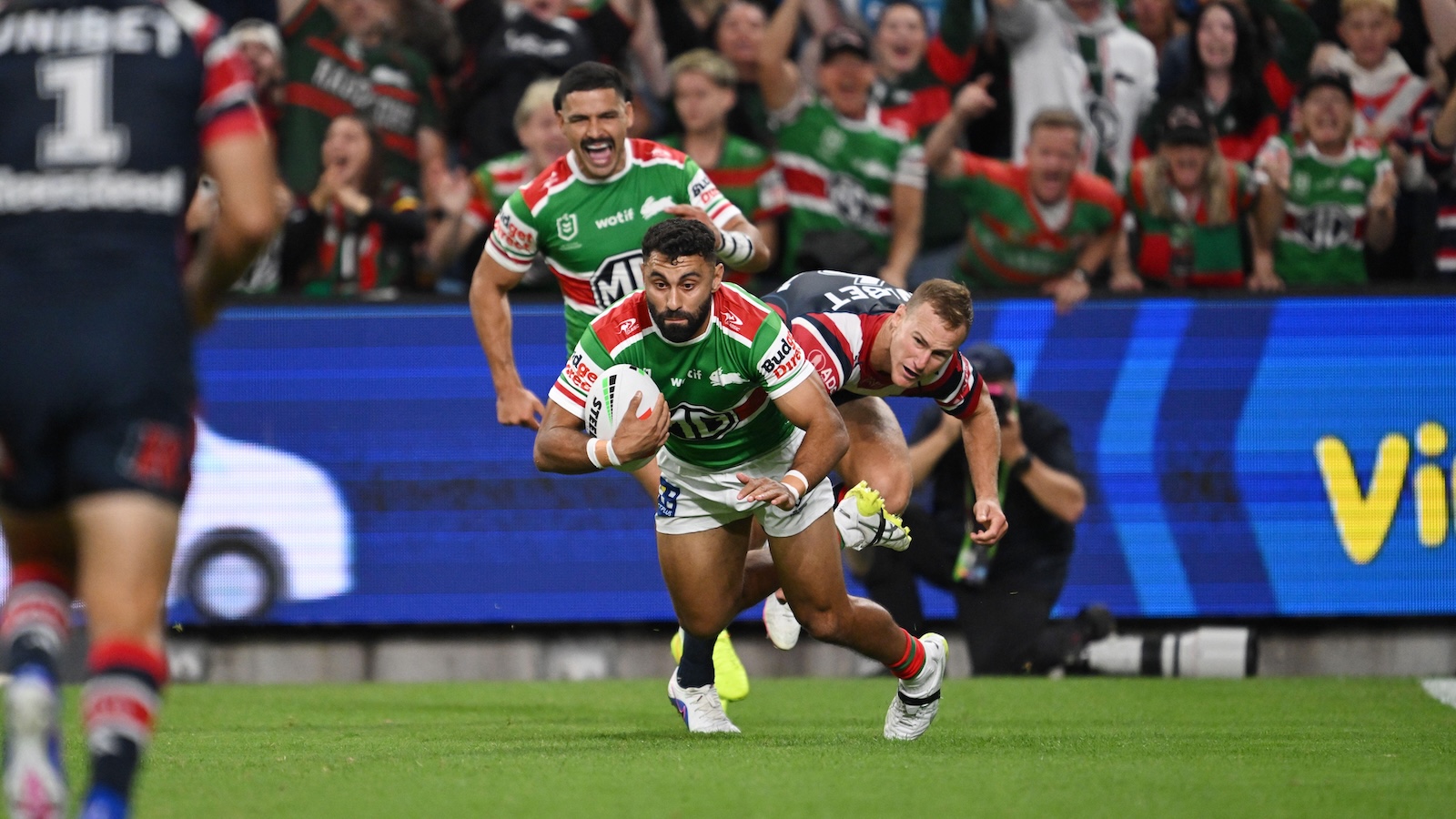 Alex Johnston breaks all-time NRL record and sparks incredible pitch ...