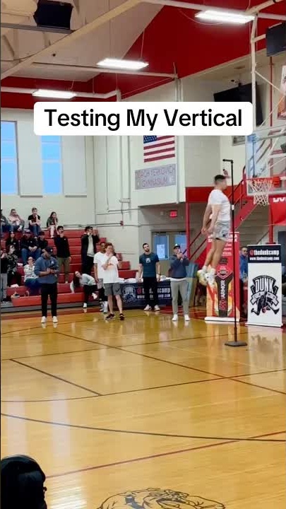 Impressive vertical jump test!
