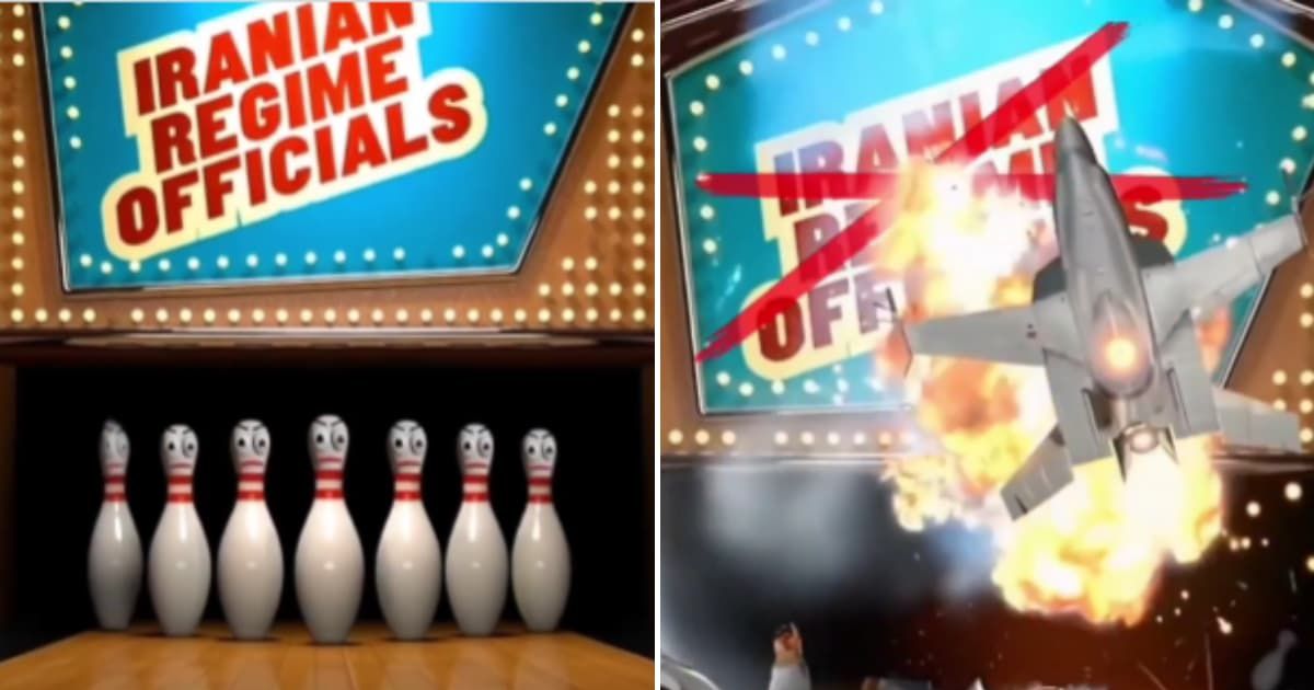 White House posts AI video of US bowling ball striking pins labelled ...
