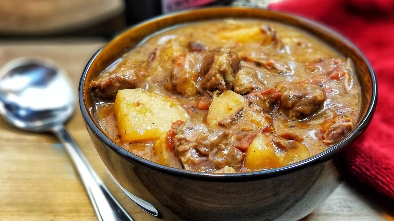 Slow cooker beef stew recipe