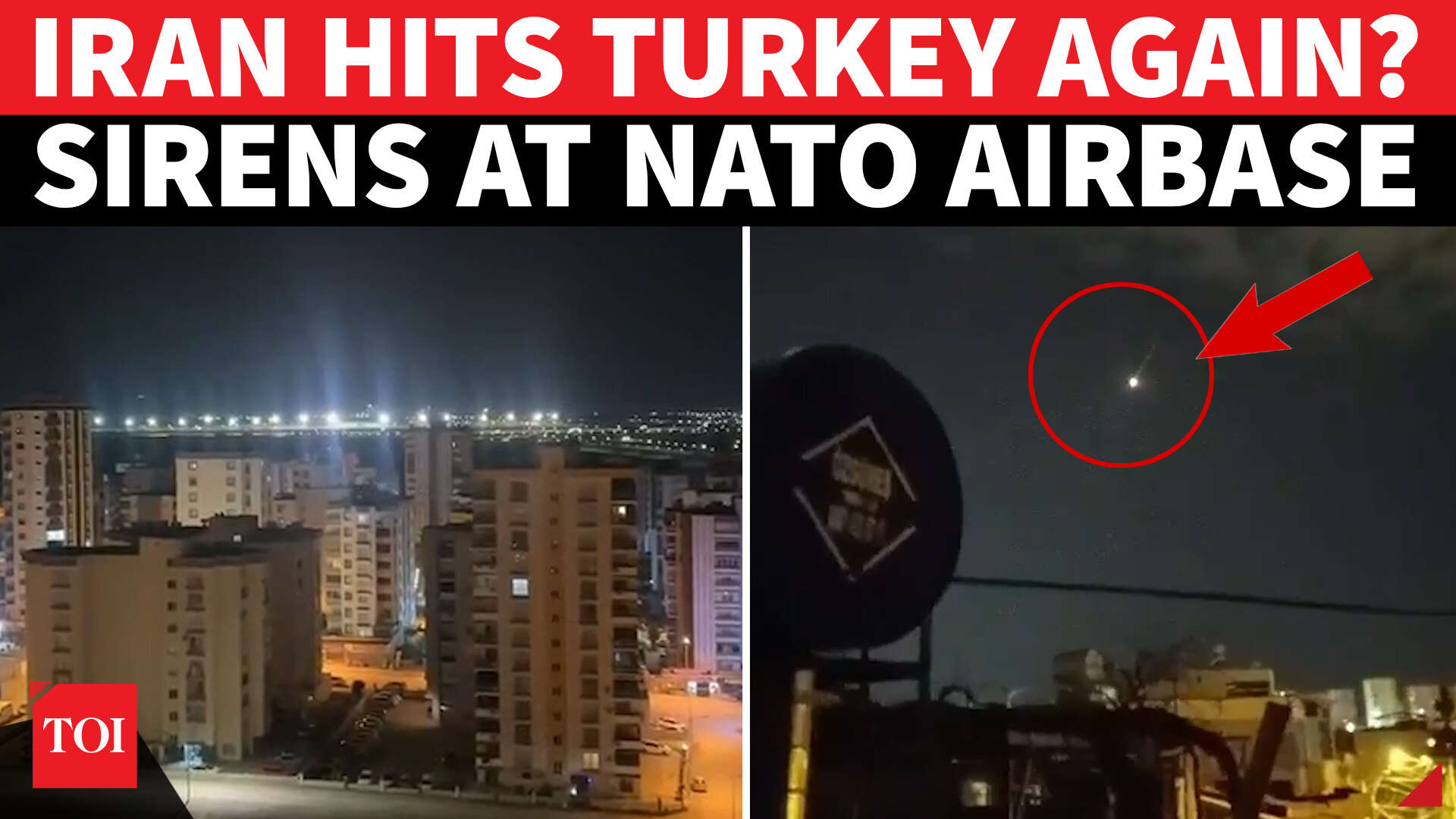 Iran launches missiles at NATO nuclear base in Turkey? Sirens at ...
