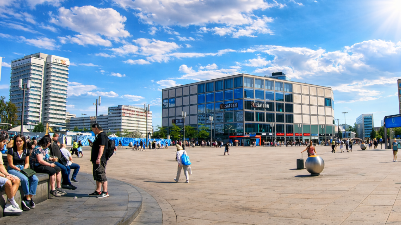 Exploring one of Berlin's busiest city squares