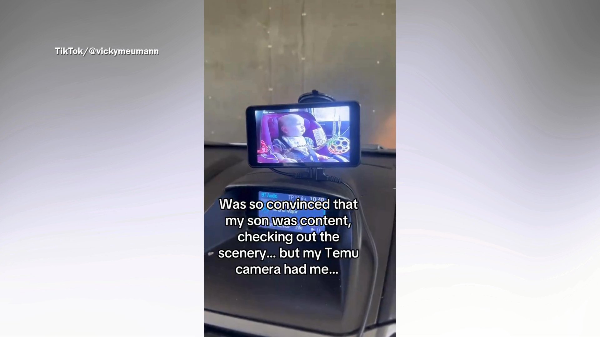 Mom thought son was happy after checking car baby cam–then realizes truth