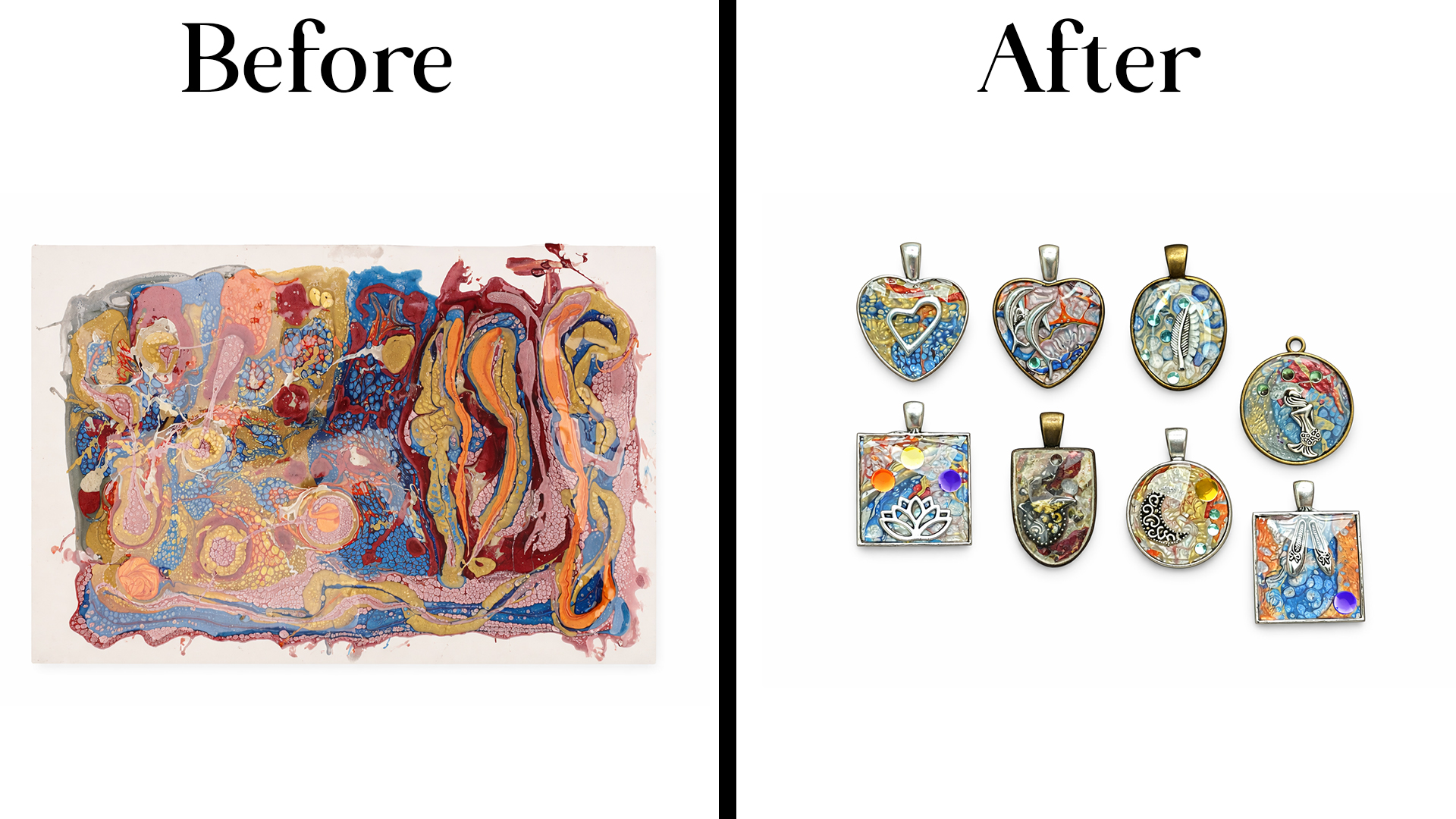Simple resin background techniques that work
