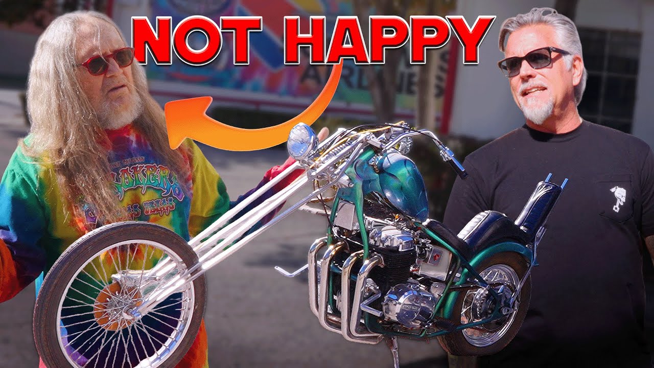 $18,000 for two classic motorcycle and Rick Fairless was not happy