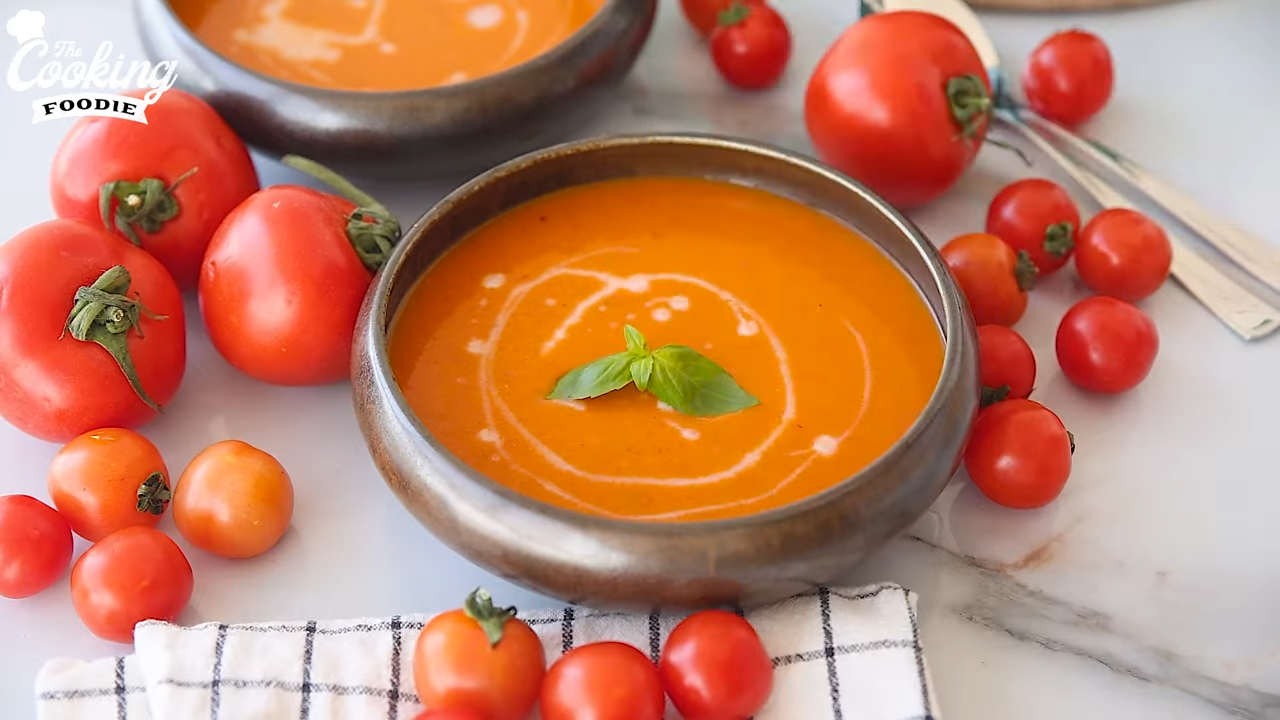This roasted tomato soup recipe might be the coziest bowl you make all week