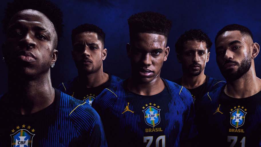 Brazil Land Slam Dunk With 2026 World Cup Away Kit, Jordan Collaboration