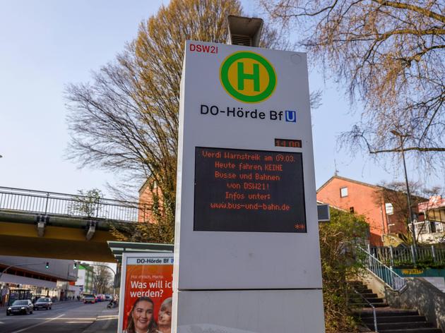 Streik in Dortmund: Busse bleiben auch am Montag stehen