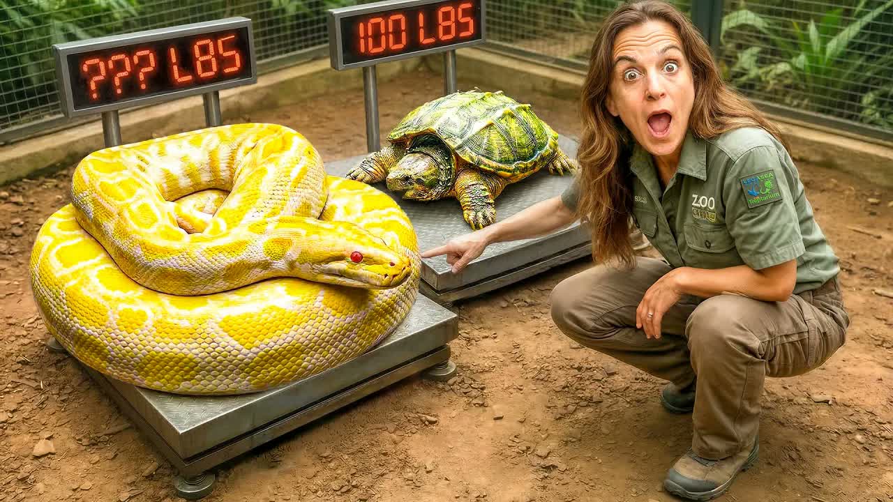 Weighing the largest snakes in the collection - a close look at the ...