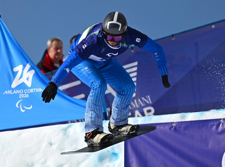 Milano Cortina: Italy's Luchini wins gold in banked slalom snowboard