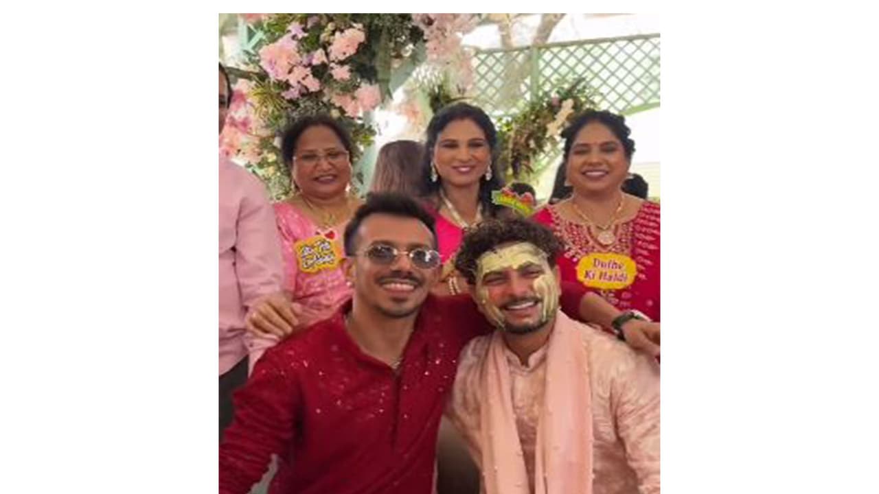 Kuldeep Yadav's wedding: Yuzvendra Chahal shares haldi ceremony video ...