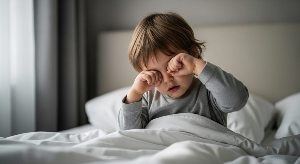 The reason why some toddlers wake in the night crying and what parents ...