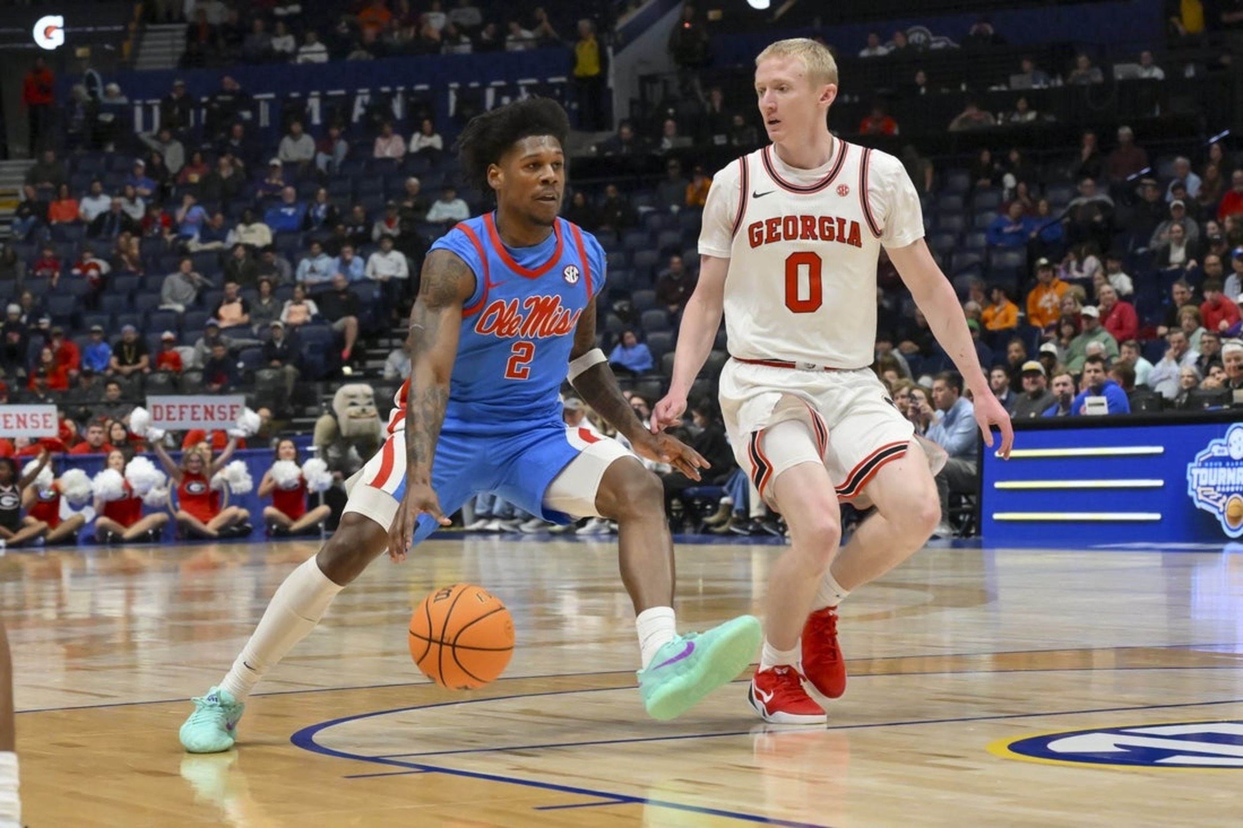 Ole Miss eyes another upset in SEC tourney, faces Alabama