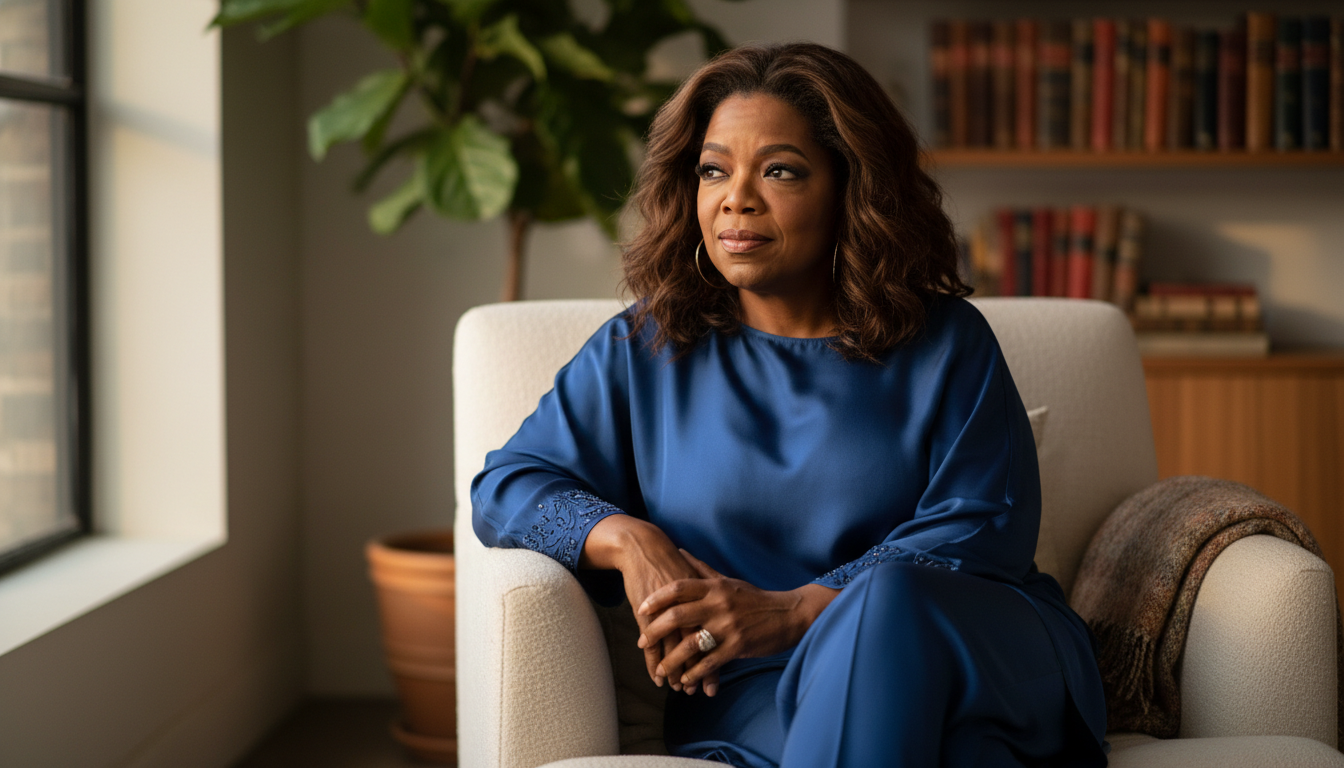 Oprah Winfrey (72) shows off slim figure at Chanel show following ...