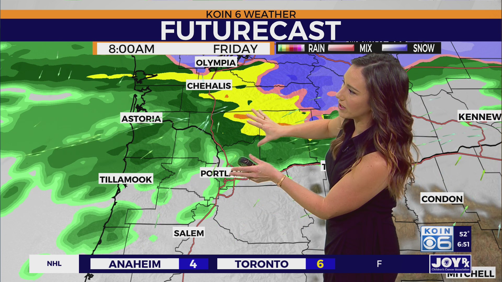 Friday morning weather update: Heavy rain returns this evening in Portland