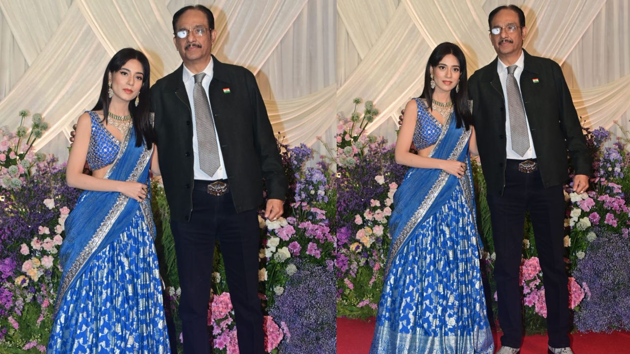 Amrita Rao’s traditional blue lehenga look at 44 reminds fans of Vivah ...