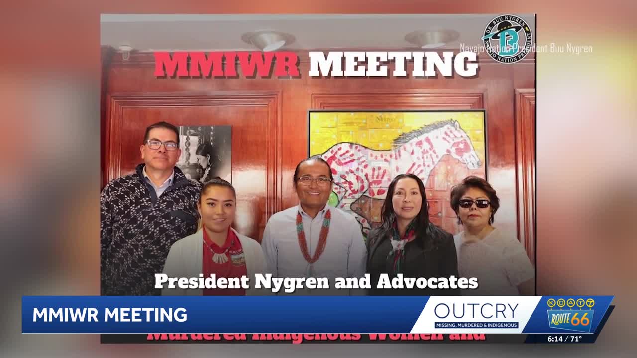 Navajo President Buu Nygren attends MMIWR meeting