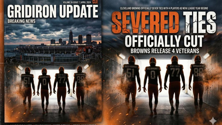 Browns Cut 4 PlayersMajor Roster Shake-Up?
