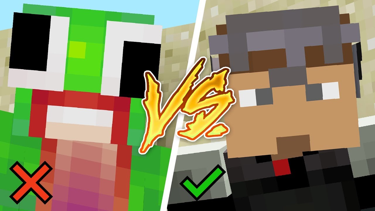 Logdotzip versus UnspeakableGaming in a Minecraft puzzle battle