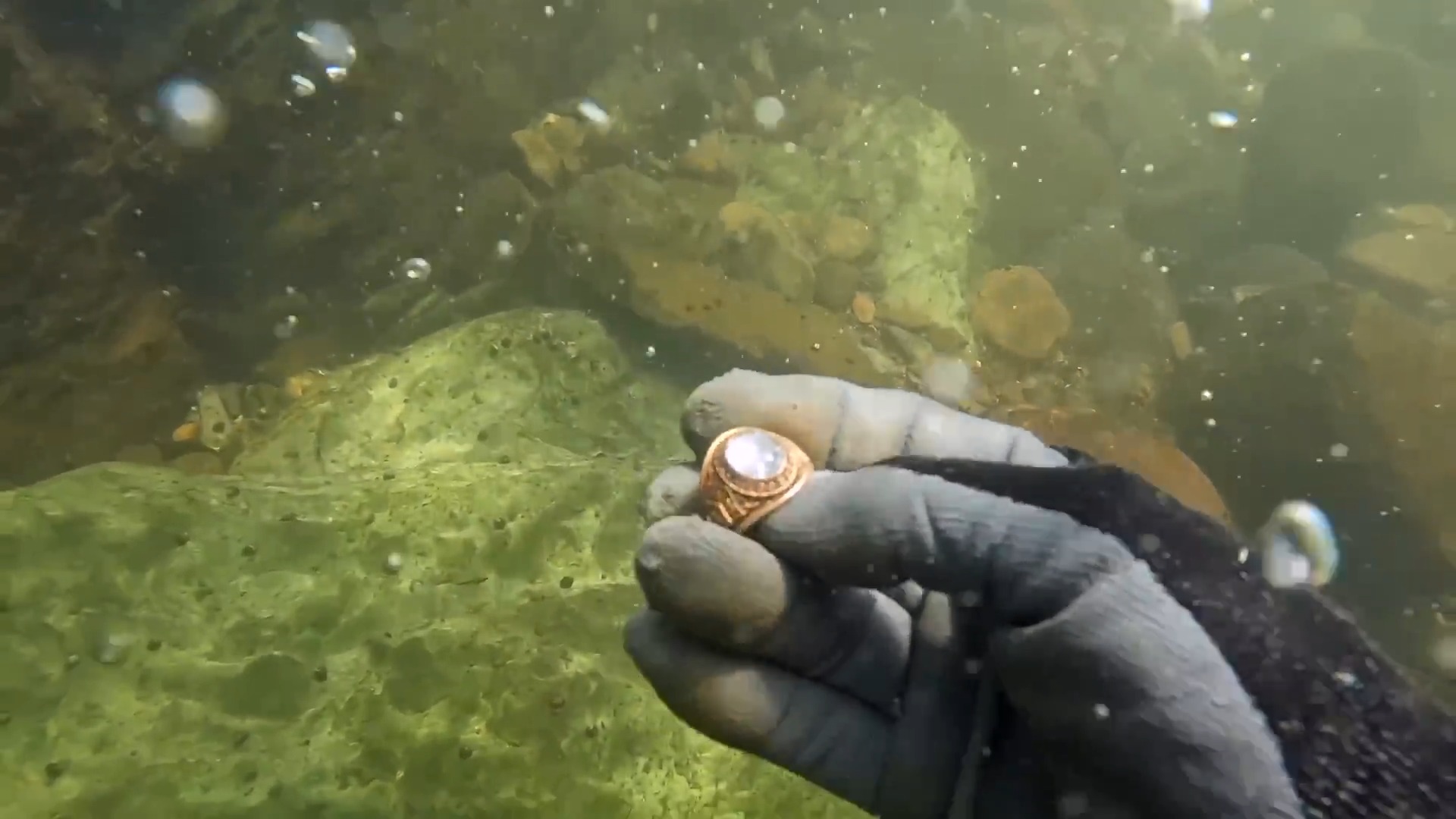 He said it was just a bunch of junk - then a 14K gold ring came out of ...