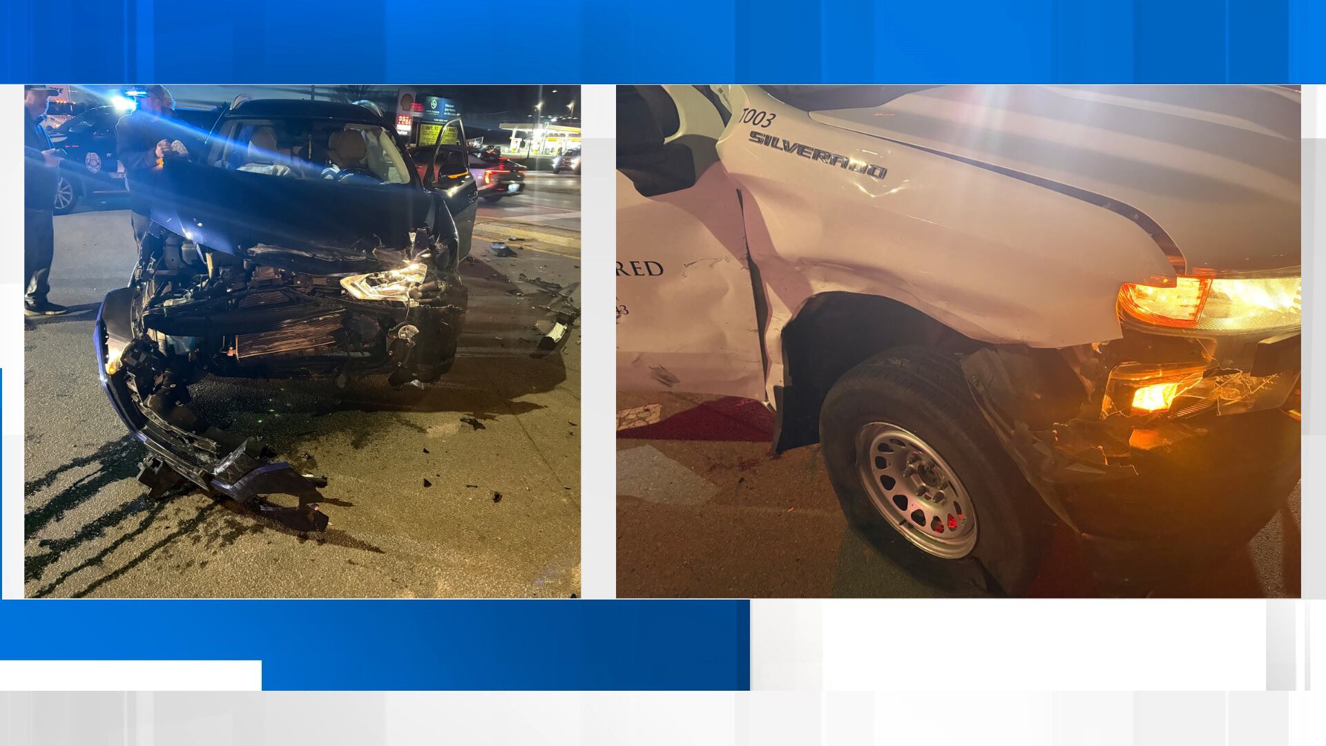 Two taken to hospital after two-vehicle crash in Monticello