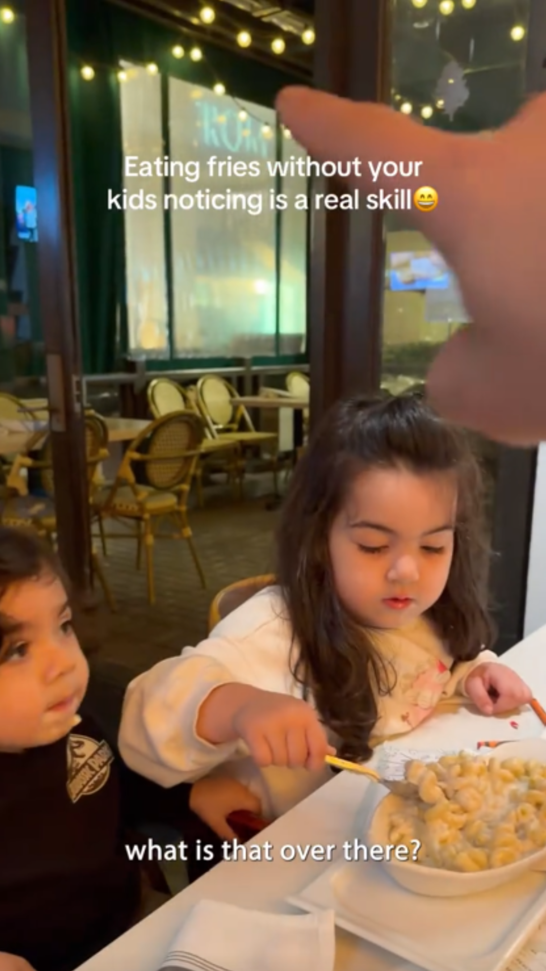 The mom trick for eating fries before the kids notice