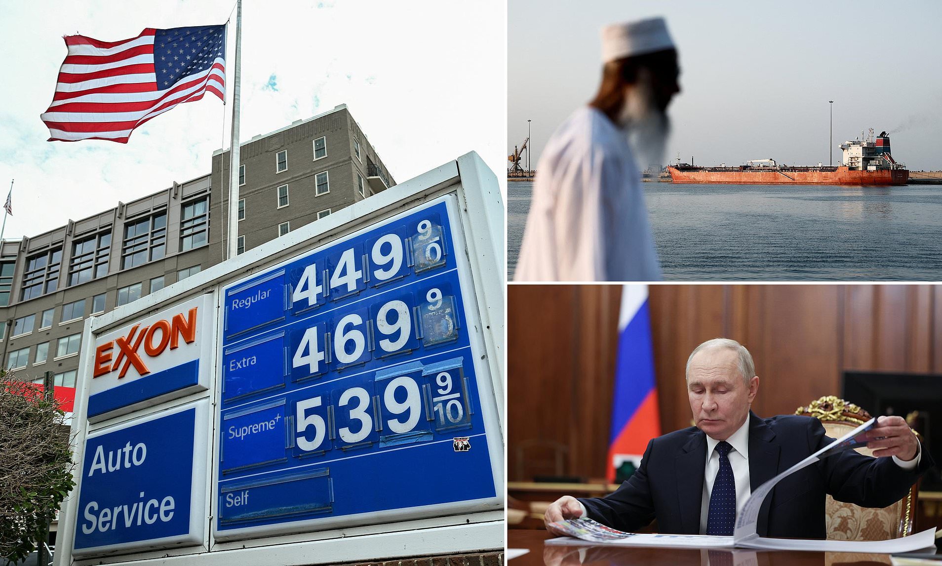 Trump slammed for 'betrayal' in lifting Russia oil sanctions as gas ...