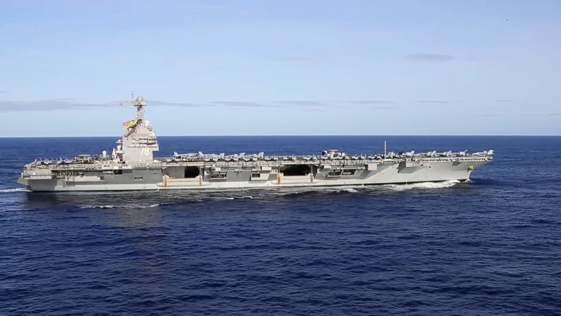 Fire aboard US aircraft carrier USS Gerald R Ford: Sailors injured