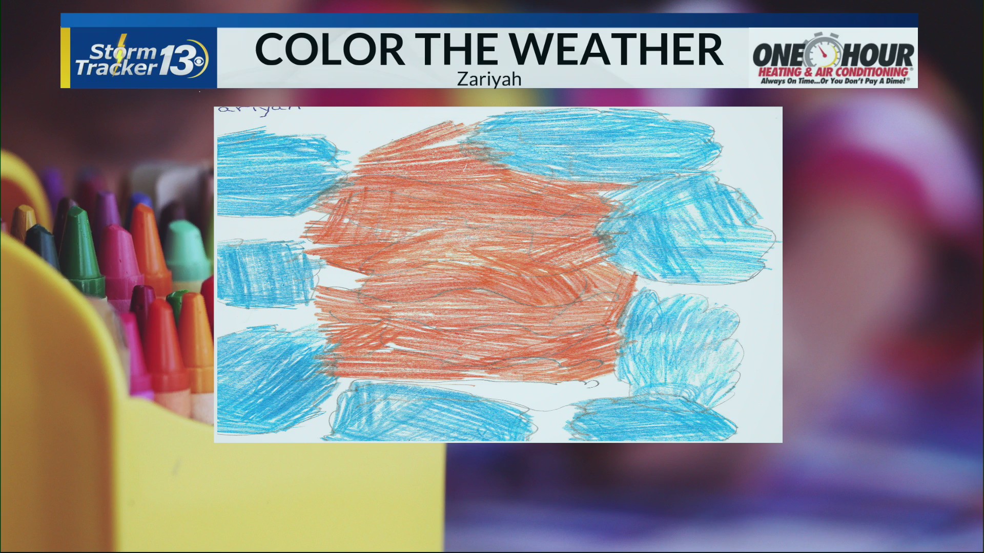 Color the weather: Zariyah