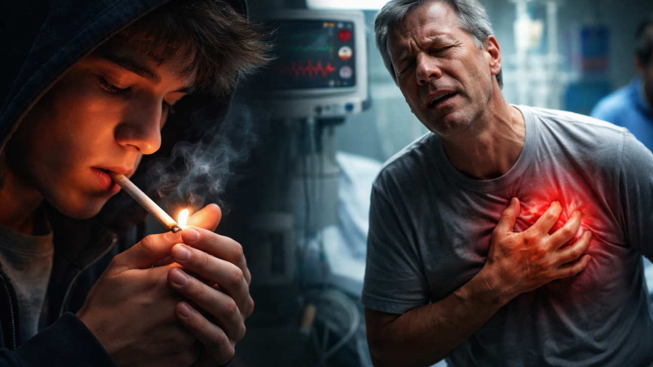 The shocking truth about when you start smoking