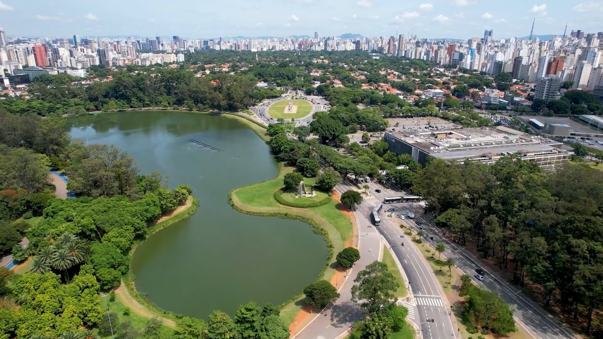 Ibirapuera Park, São Paulo: Drone views of Brazil's historical icon