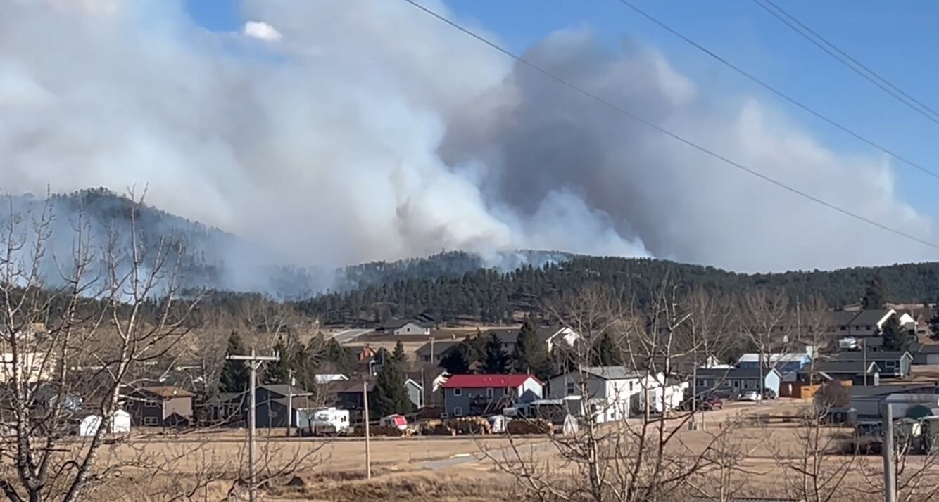 Wildfires in southern Black Hills trigger evacuations, road closures in ...