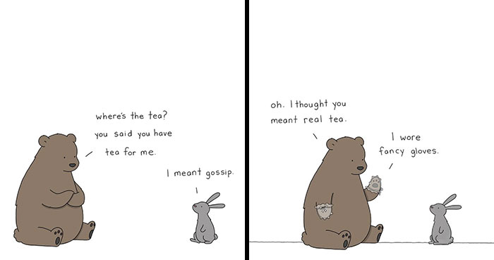 37 comics featuring talking animals in funny everyday situations