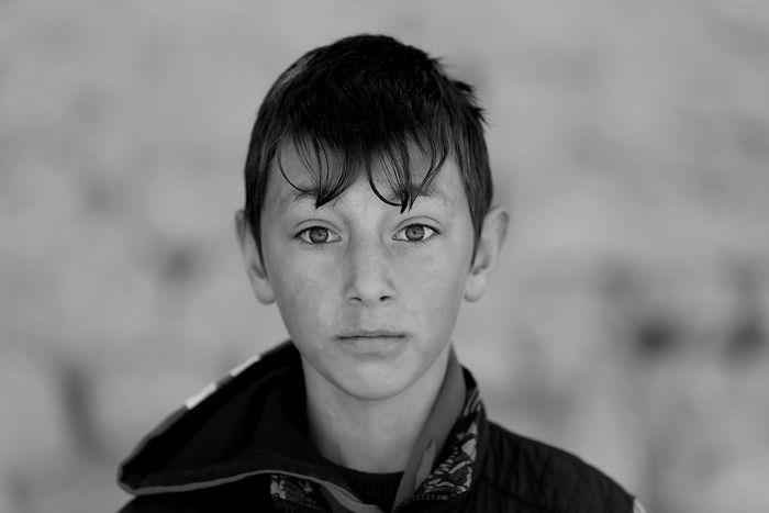 Faces of Khachik village, on the Armenian-Azerbaijani border