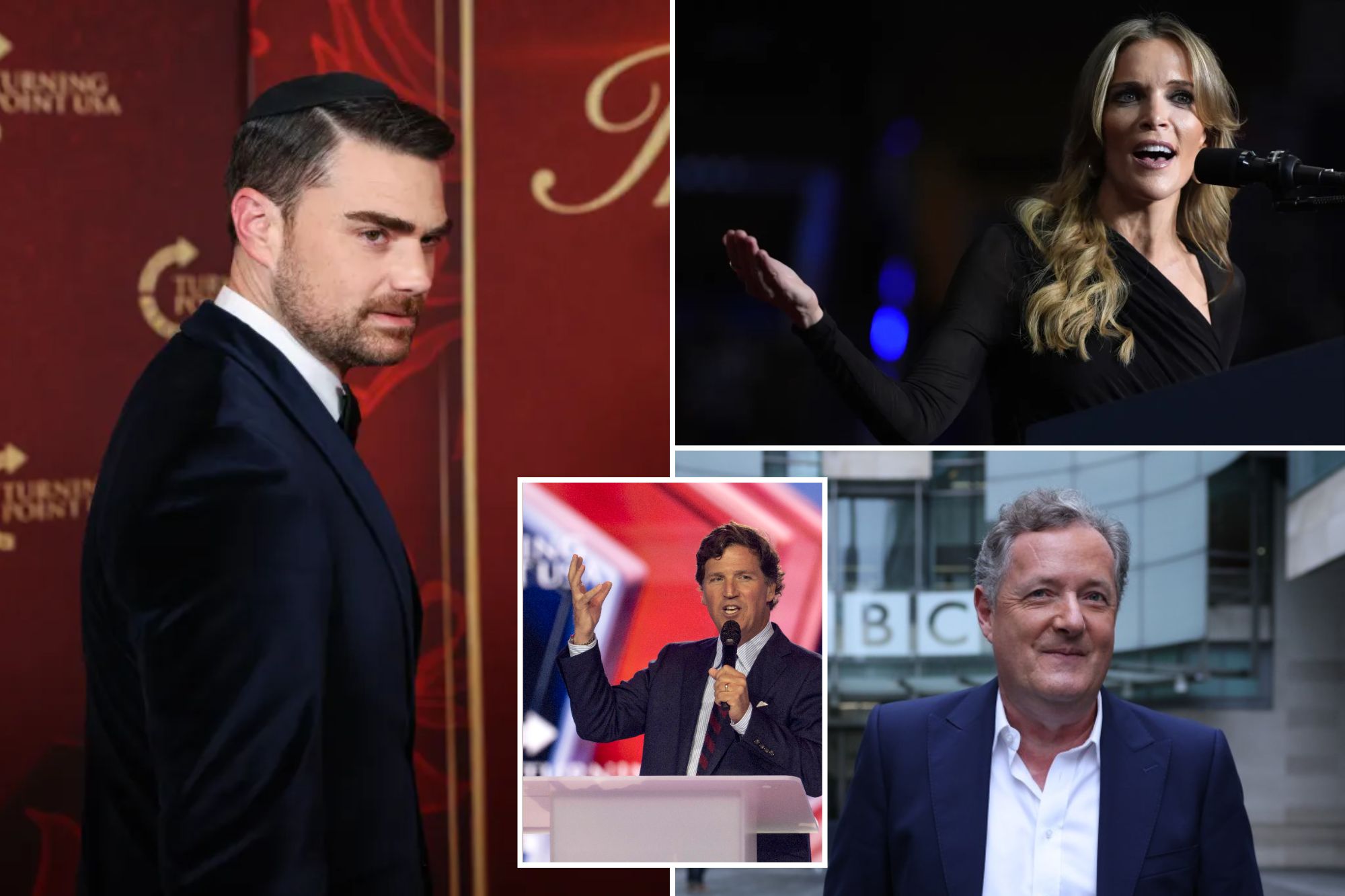 Ben Shapiro feuds with Megyn Kelly, Tucker Carlson and Piers Morgan as ...
